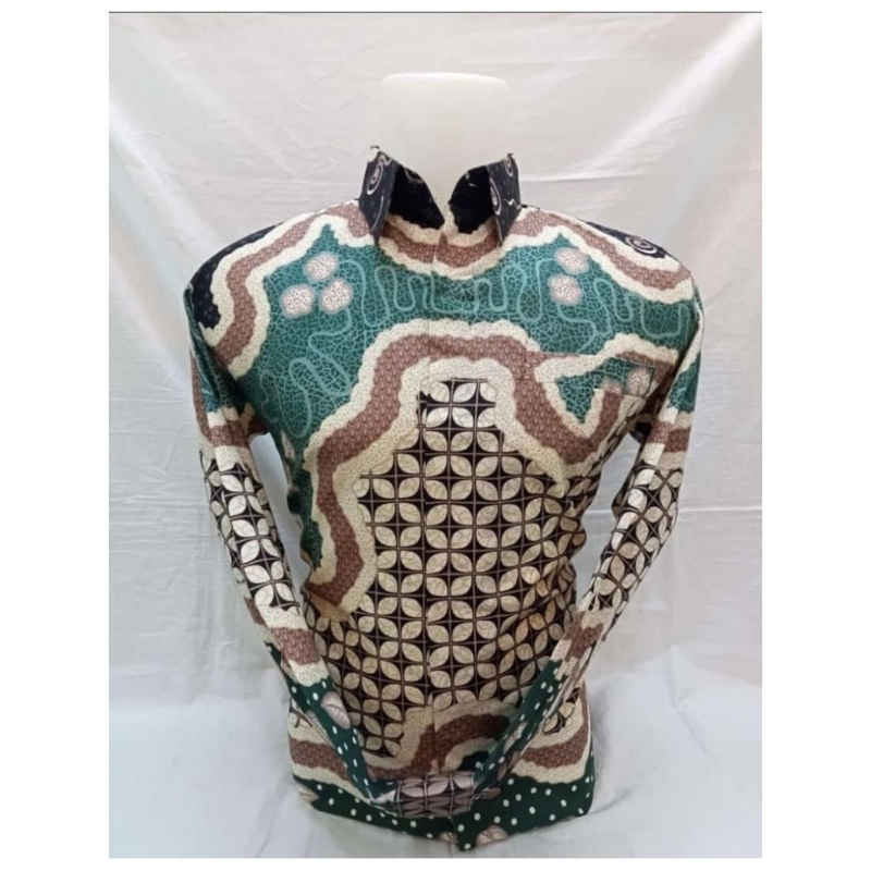 Jual NEW COD KEMEJA BATIK SEROJA/ BATIK PRIA PREMIUM FURING HERO/ KATUN ...