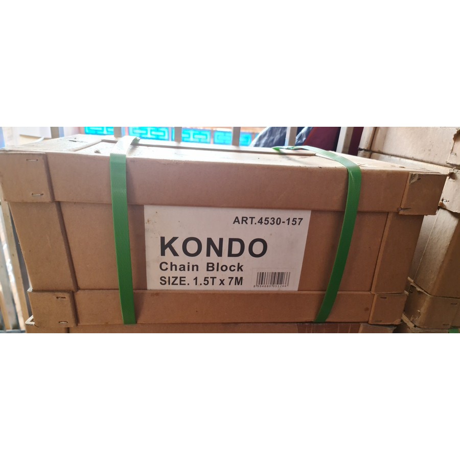 Jual KONDO Chain Block / Takel 1.5Ton x 7meter | Shopee Indonesia
