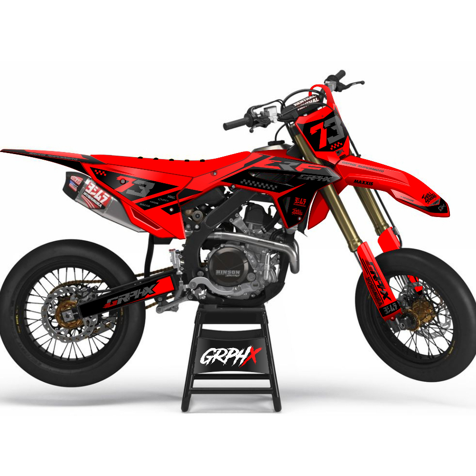 Jual DECAL CRF 450LITE DESAIN ONEONENINE SUPERMOTO DECAL CRF SIMPLE DAN ...