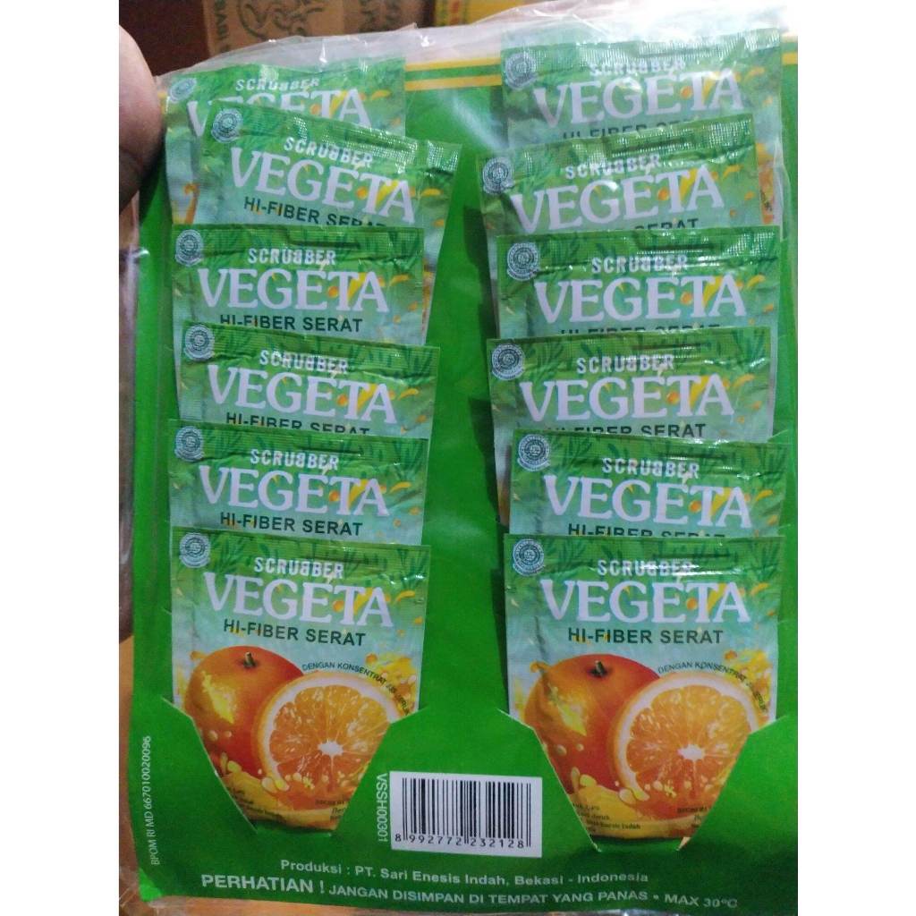 Jual VEGETA JERUK SCRUBBER HANGER 12 SACHET | Shopee Indonesia