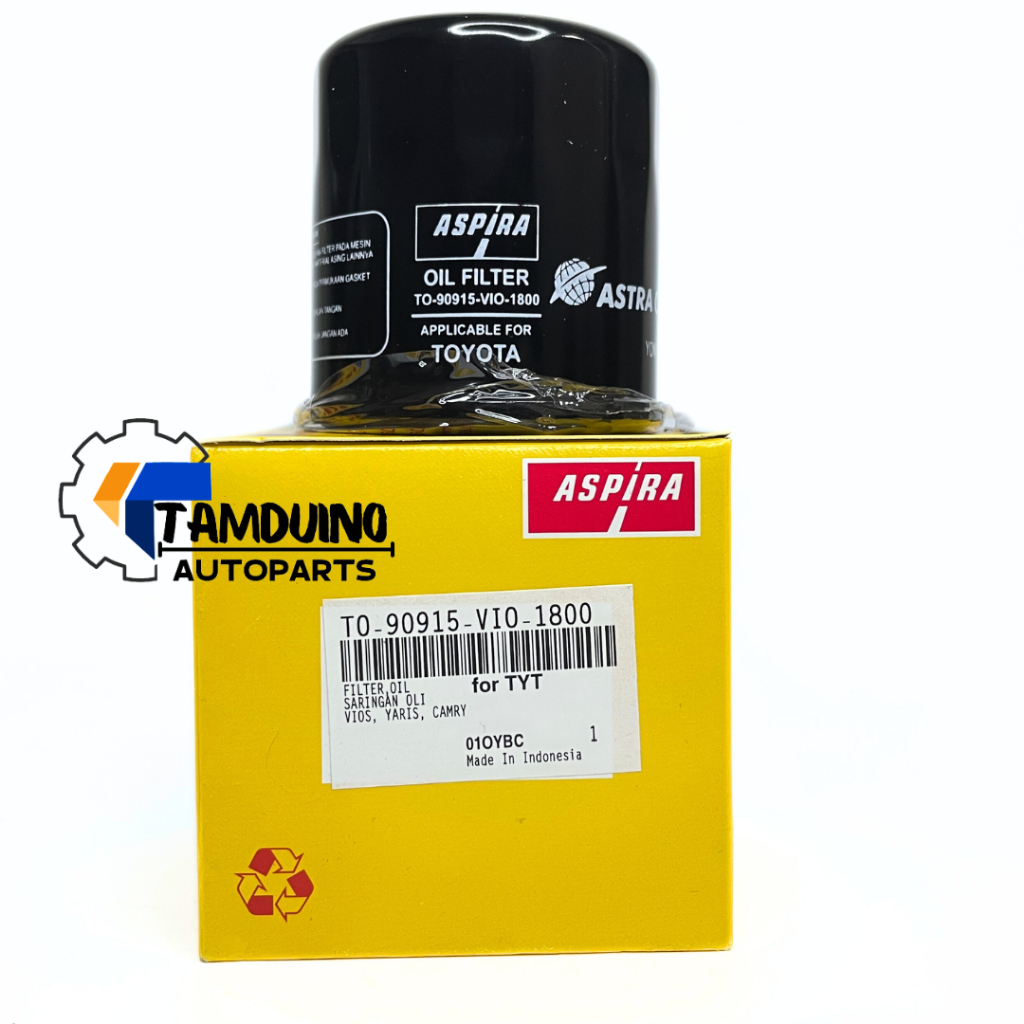 Jual Filter Oli ASPIRA Toyota Vios Limo Yaris Soluna Starlet Corolla ...