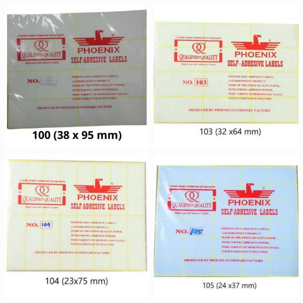 Jual [PCS] LABEL / STIKER LABEL HARGA PHOENIX / LABEL NAMA PHOENIX ...
