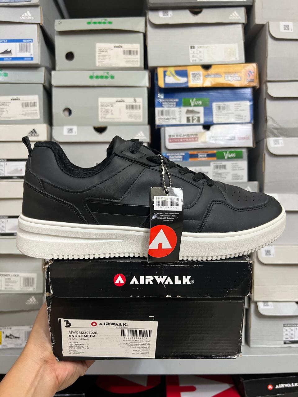 Jual Airwalk Andromeda Black Men Shoes Original | Shopee Indonesia