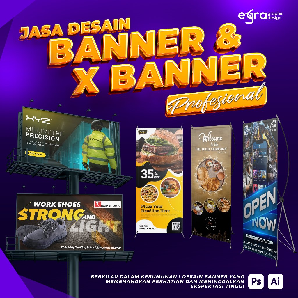 Jual [HARGA FIX] Jasa Desain Banner, Desain Spanduk, Desain Xbanner ...