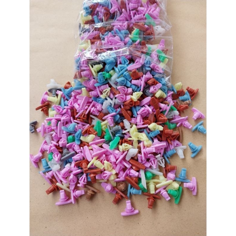Jual KLIP KANCING KARET BALON PINTU MOBIL UNIVESAL PAKET 100 PCS ...