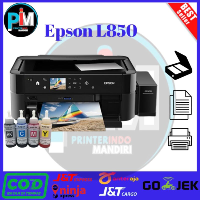 Jual Printer Epson L850 print scan copy all in one(siap pakai) | Shopee ...