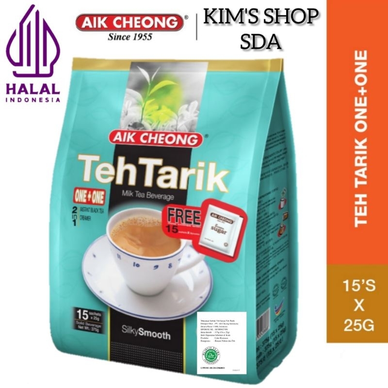 Jual EXP : 11 DESEMBER 2024 - TEH TARIK ONE + ONE AIK CHEONG 375GR ( 15 SACHET x 25 GRAM ...