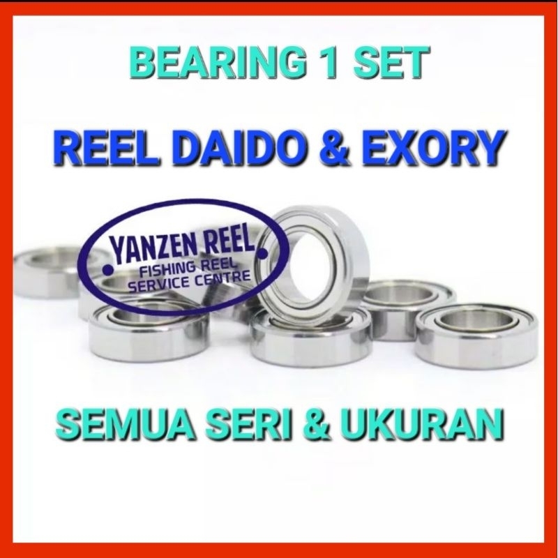 Jual BEARING/LAKER 1 SET KHUSUS REEL DAIDO DAN EXORY SEMUA SERI ...