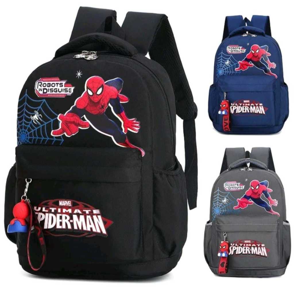 Jual TAS PUNGGUNG / TAS BACKPACK / TAS RANSEL SEKOLAH ANAK LAKI COWOK TK SD MOTIF SPIDERMAN ...
