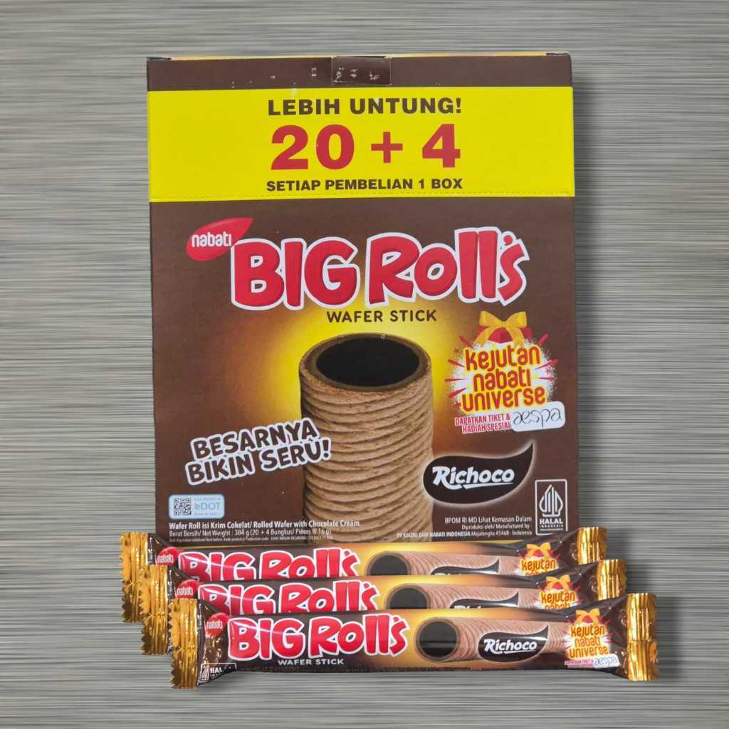 Jual RICHOCO BIG ROLLS 384G (20+4X16G) | Shopee Indonesia