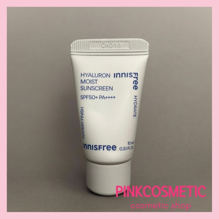 Jual Innisfree Hyaluron Moist Sunscreen SPF 50+ PA++++ 10ml | Shopee ...