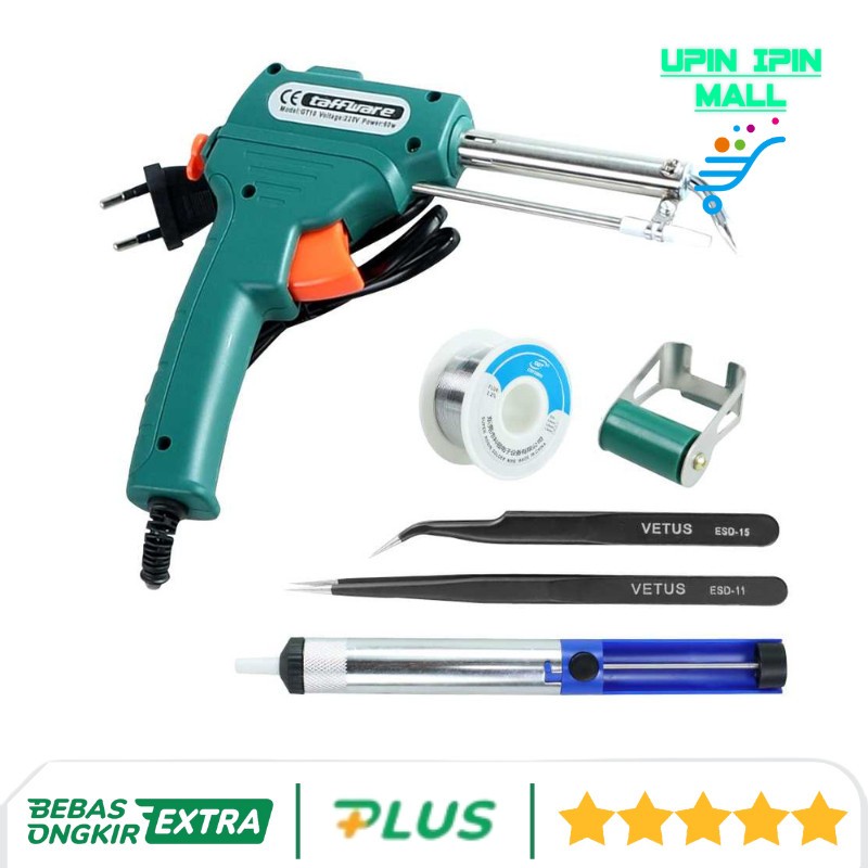 Jual Alat Solder Listrik Tembak Otomatis Taffware dengan Pinset dan ...