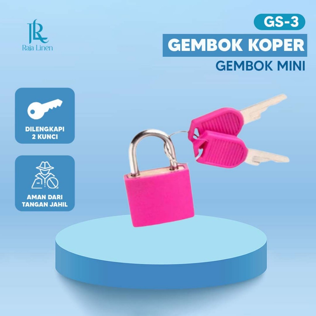 Jual Gembok Koper Mini Warna Warni Yang Lucu Aman Kuat Dan Kokoh~RAJA ...