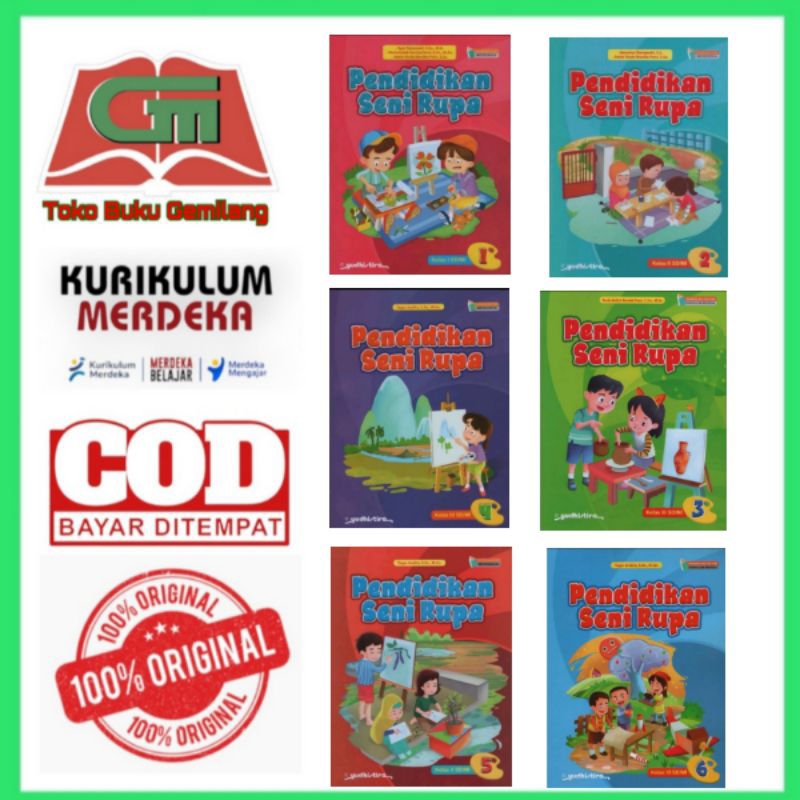 Jual BUKU PENDIDIKAN SENI RUPA UNTUK SD/MI KELAS 1 , 2,3,4,5,6 ... Jual BUKU PENDIDIKAN SENI RUPA UNTUK SD/MI KELAS 1 , 2,3,4,5,6 ...