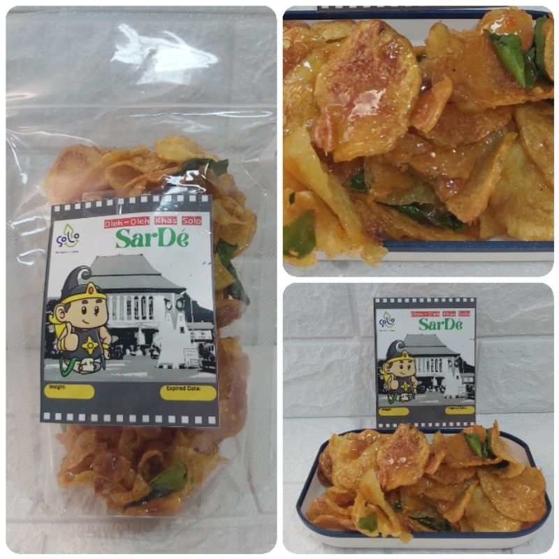 Jual SARDE - Klengkam Kering Kentang Pedas Manis khas Solo (200 gr ...