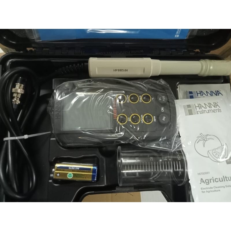 Jual HI 9813-61 Portable pH/EC/TDS/Temperature Meter Hanna HI9813-61 ...