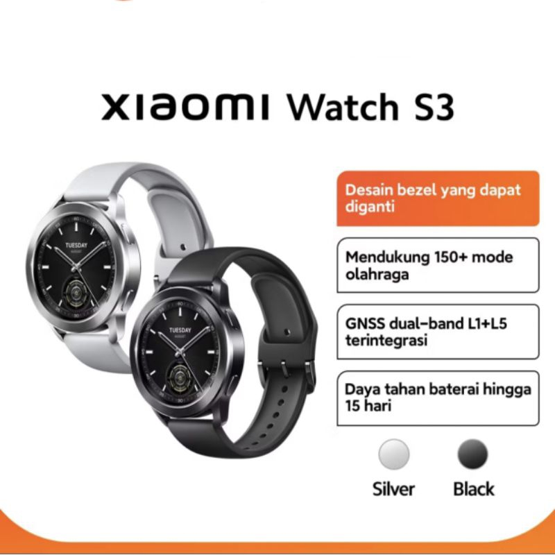 Jual XIAOMI WATCH S3 SMARTWATCH 1.43" AMOLED GARANSI RESMI XIAOMI ...