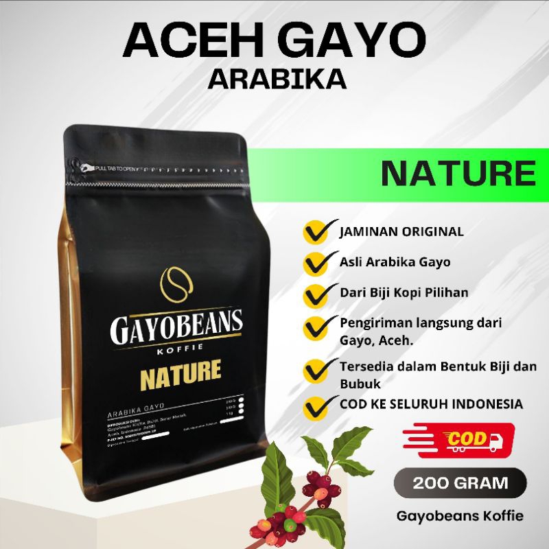 Jual KOPI GAYO NATURAL KLASIK ARABIKA GAYO ACEH GAYOBEANS KOFFIE ...