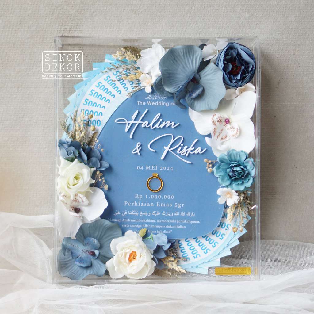 Jual Mahar Full Akrilik / Mahar Rustic / Bingkai Mahar Pernikahan / Mahar Nikah / Mahar ...