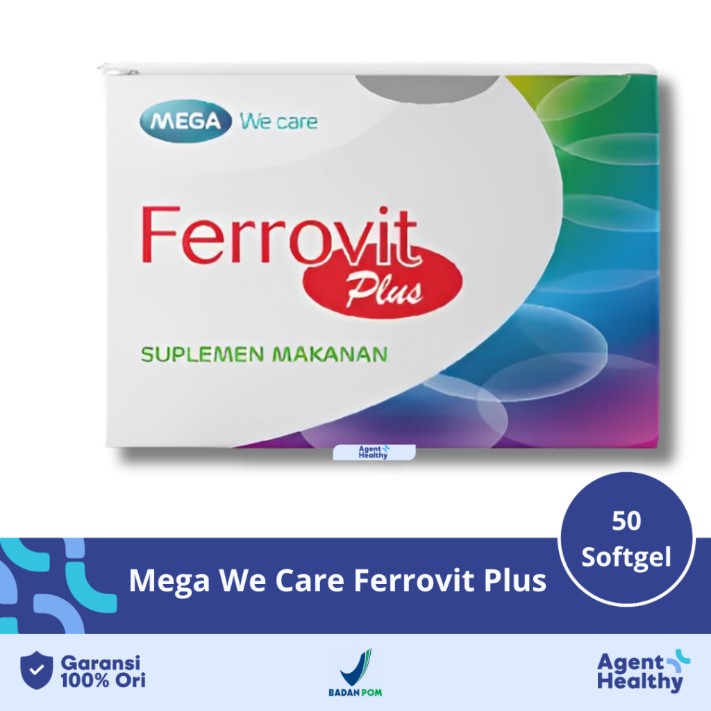 Jual Mega We Care Ferrovit Plus isi 50 Softgels | Shopee Indonesia
