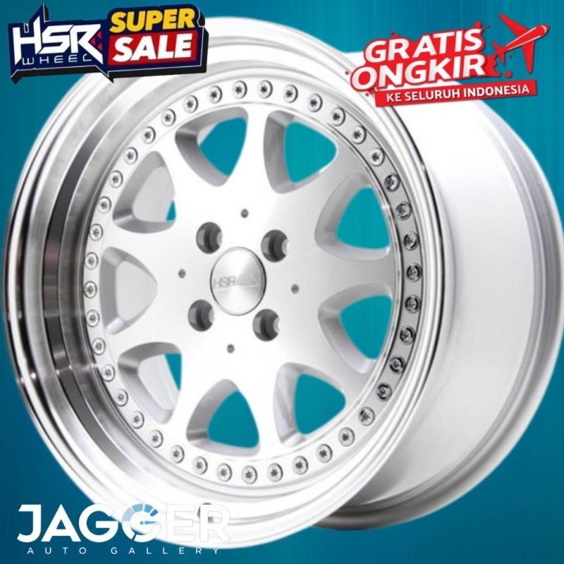 Jual Velg Mobil Promo Sale HSR Bavaria Ring 18 Celong Lebar 8,5 - 9,5 PCD 4X100 Pelek Murah r18 ...