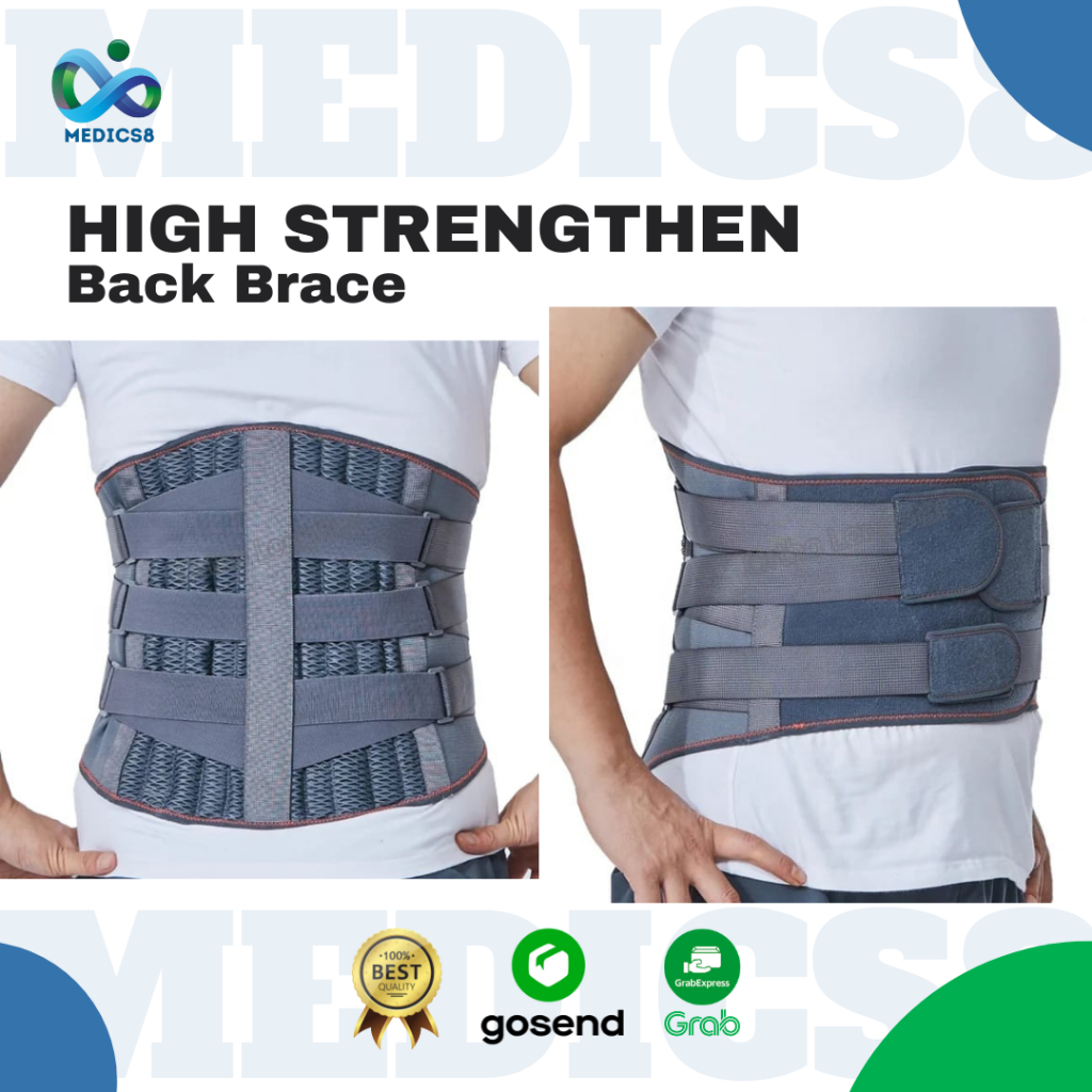 Jual High Strengthen Back Brace Lumbar Brace Kode FG B026 | Shopee ...