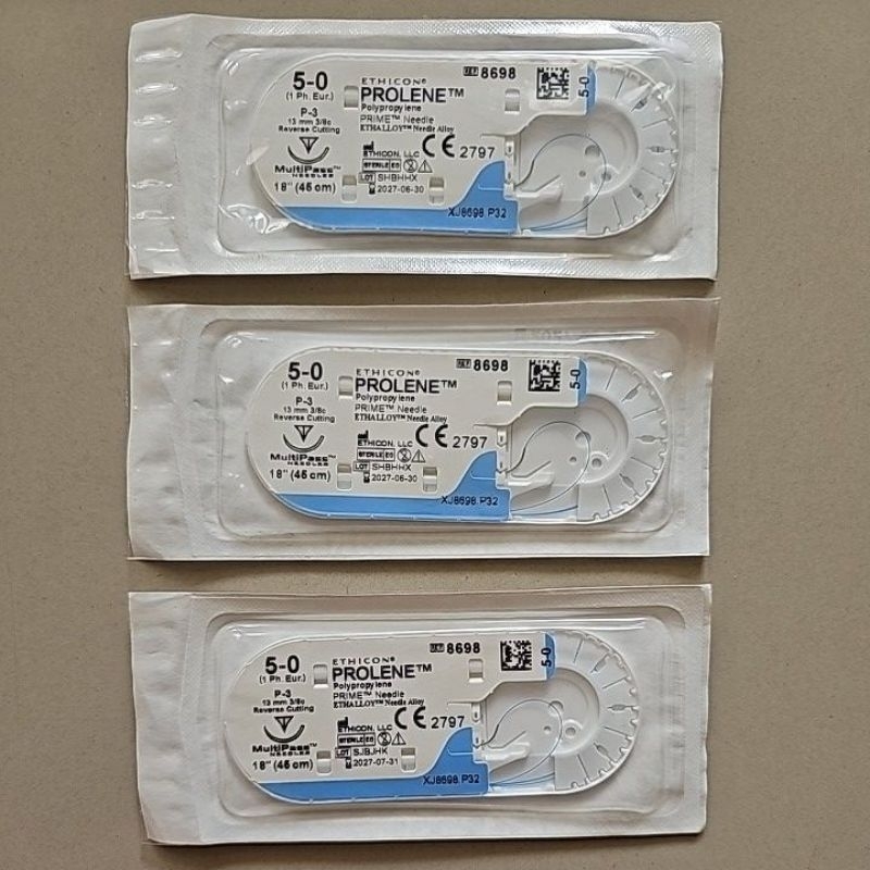 Jual Prolene 5-0 8698 / Benang Operasi / Benang Ethicon | Shopee Indonesia