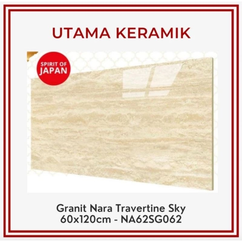 Jual Granit Nara Travertine Sky 60x120 - Harga per 2 keping (per dus ...
