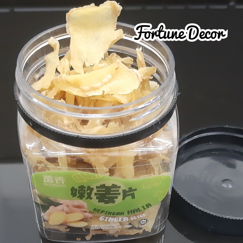 Jual READY STOCK Ban Heang Ginger Slice manisan kepingan jahe halia ...