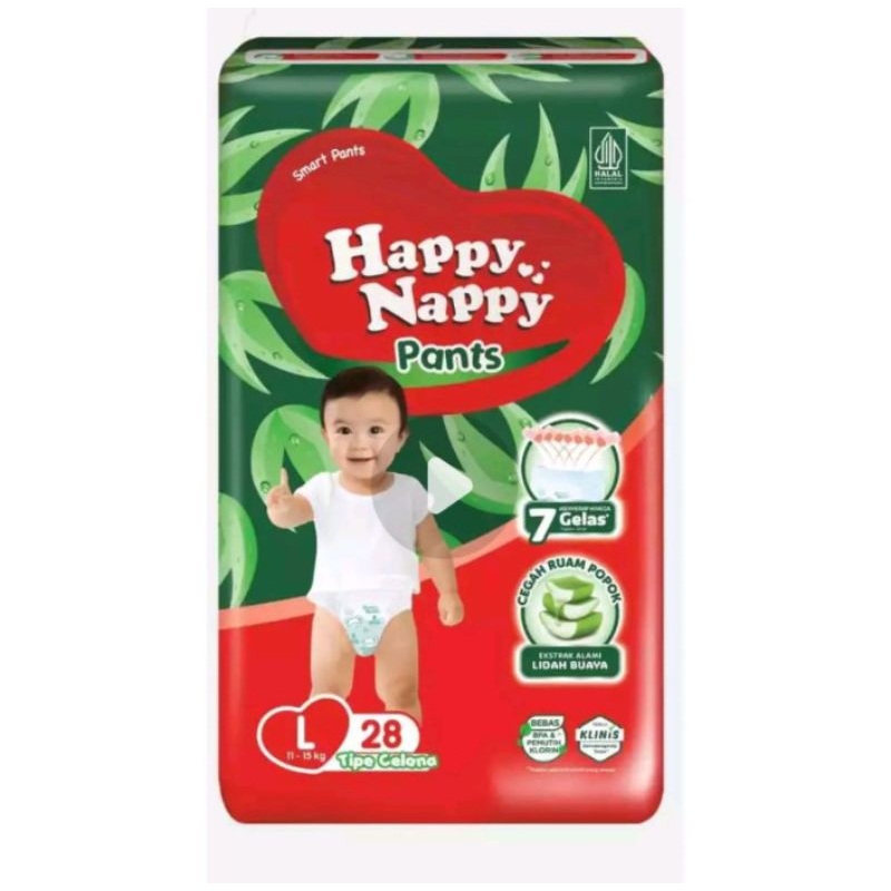Jual Happy Nappy Smart Pants All Size [S40 /M32 /L28/XL24] | Shopee ...