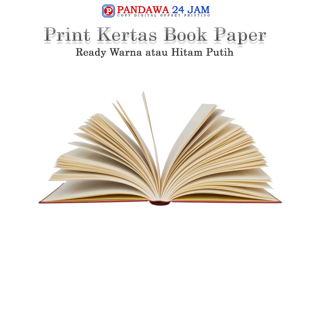 Jual PRINT CETAK BOOK PAPER | 1 SISI 2 SISI | HITAM PUTIH / WARNA ...