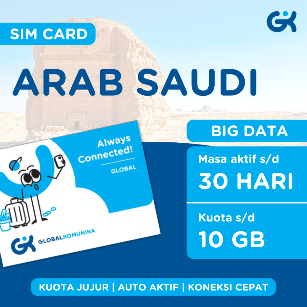 Jual Simcard Arab Saudi Kuota Besar | Sim Card Umroh Big Data | Shopee ...