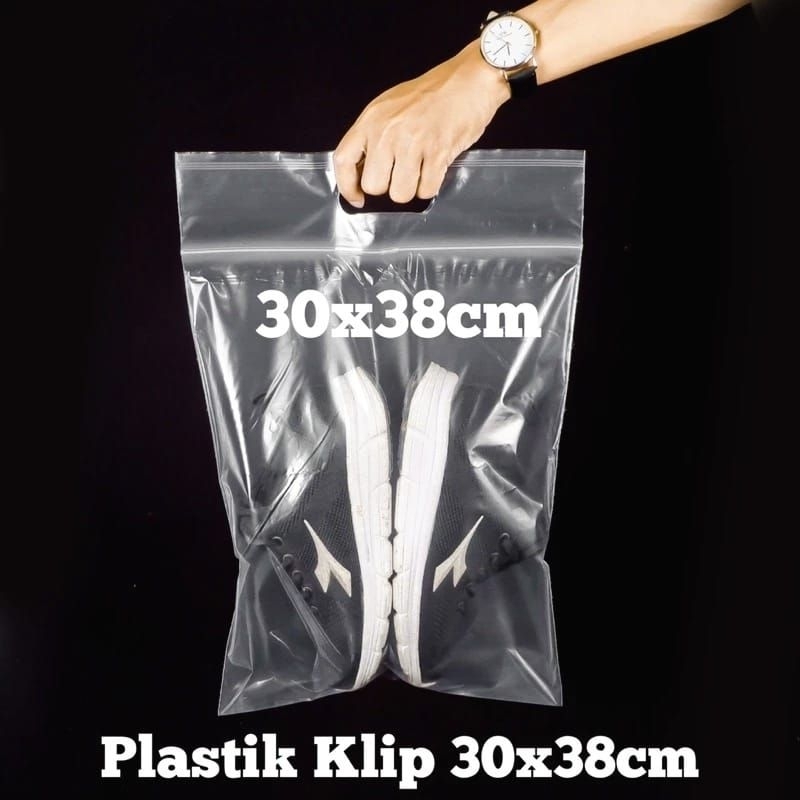 Jual Plastik Pe Klip Gagang / Plastik packing Handel / Ziplock Handel ...