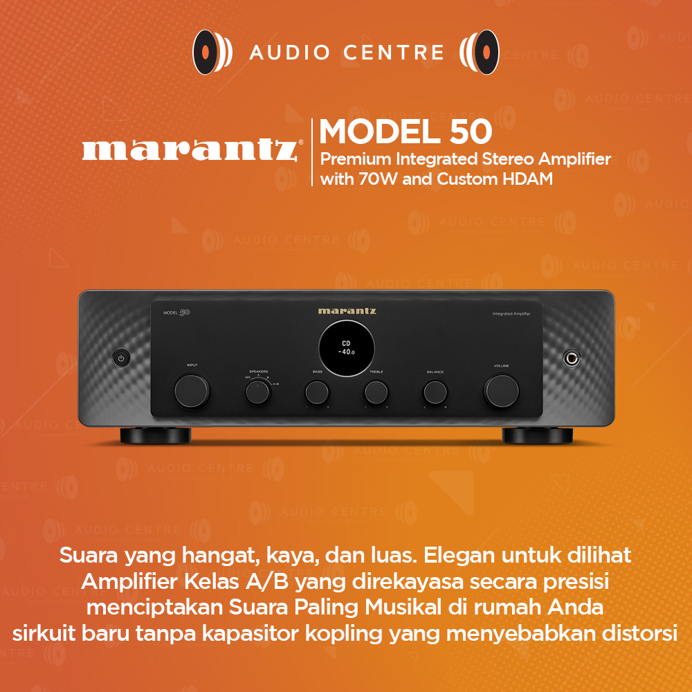 Jual Marantz Model 50 Model50 Integrated Amplifier with 70W per channel sound master tuned ...