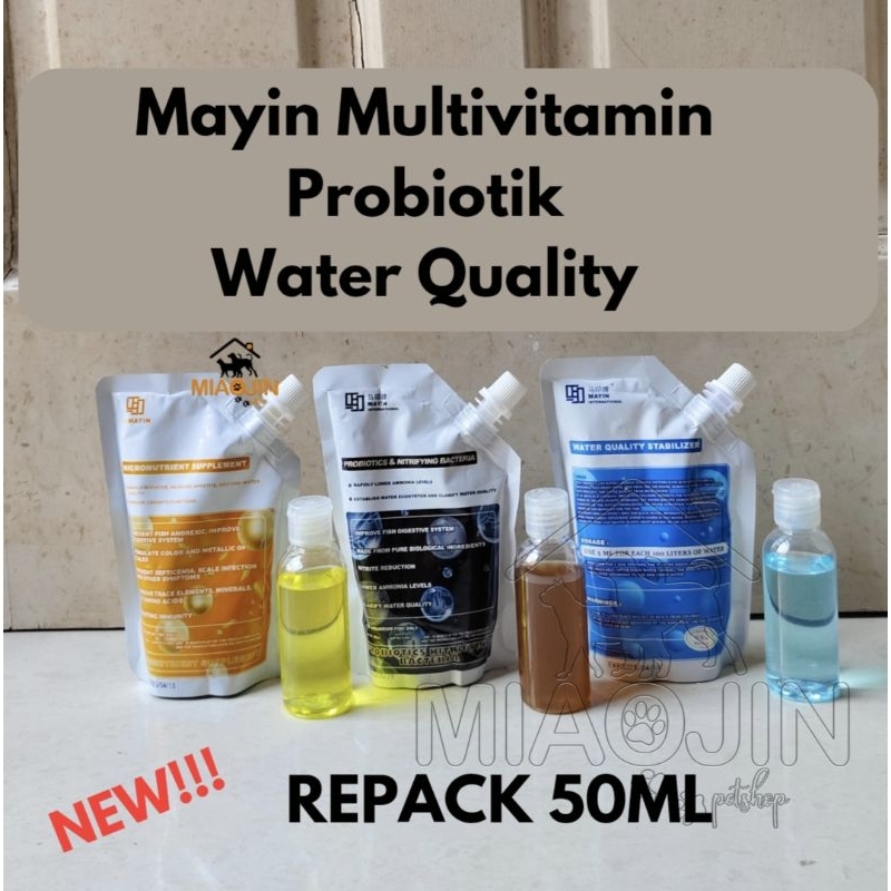 Jual Mayin Multivitamin REPACK 50ML - Probiotik / Water Stabilizer ...