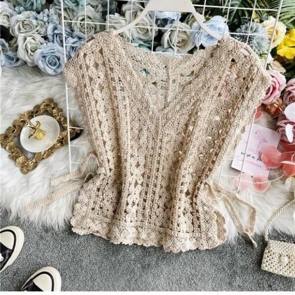 Jual Bigsize Vest Rajut Rompi Wanita Korealook | Shopee Indonesia