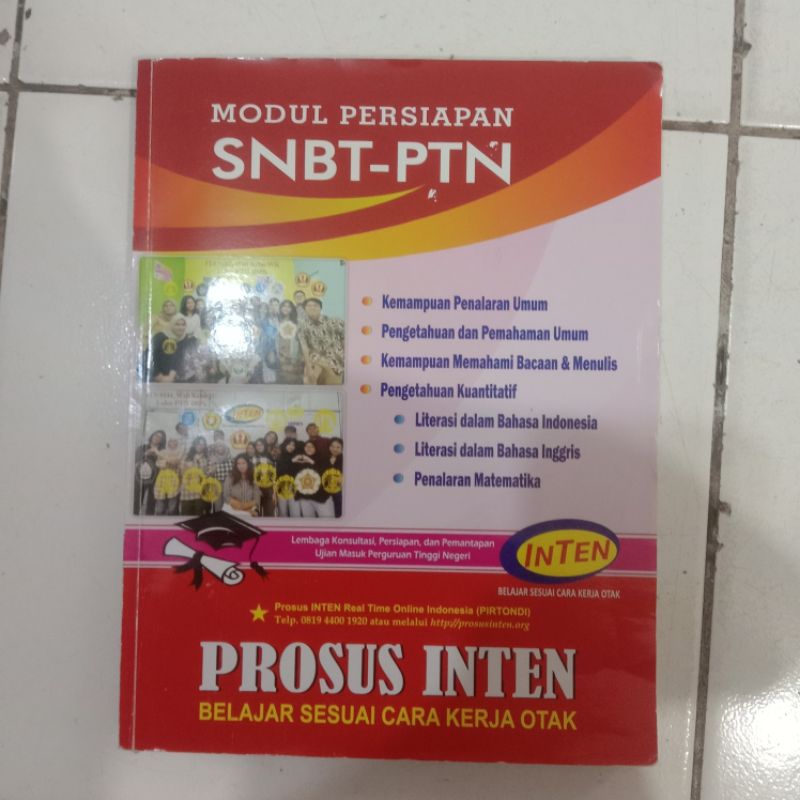 Jual PRELOVED BUKU MODUL PROSUS INTEN 2024 SNBT MANDIRI | Shopee Indonesia