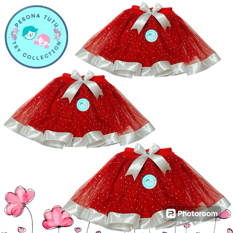 Jual Rok Tutu Anak Perempuan 1-12 Tahun Edisi Merah Putih GLITER ...