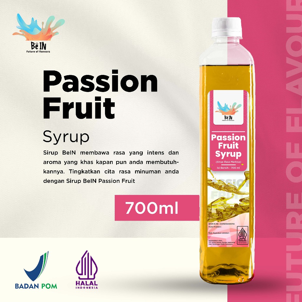 Jual BeIn Passion Fruit - Sirup Markisa700 ml | Shopee Indonesia
