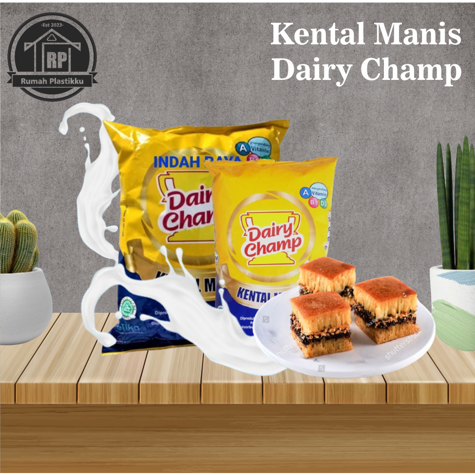 Jual DAIRY CHAMP Kental Manis / Krimer kental Manis / Topping Kue dan ...