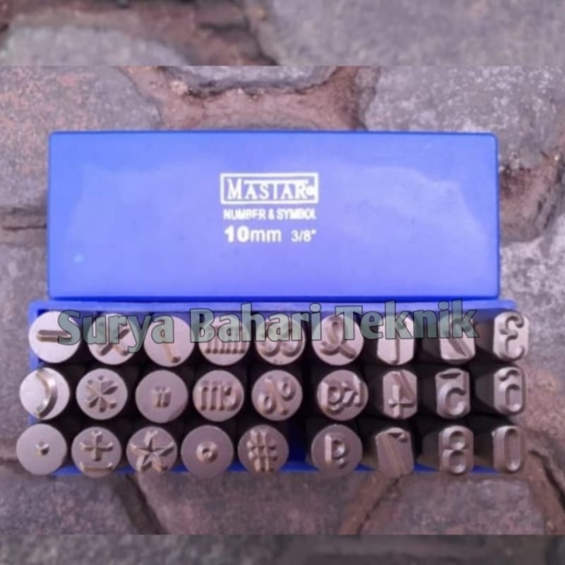 Jual Angka ketok dan Symbol / angka ketok karakter MASTAR Germany ...