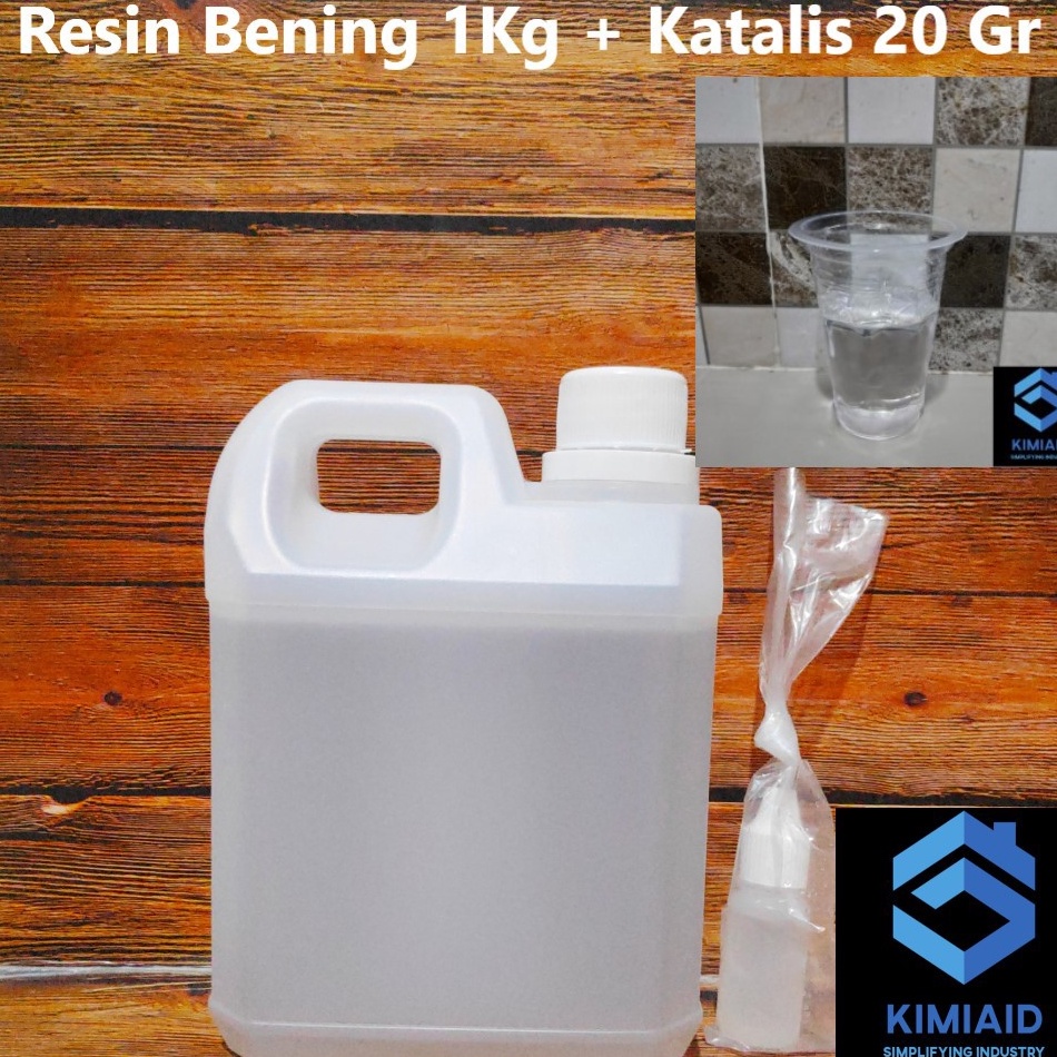 Jual Resin Bening 1Kg Resin Super Bening 1Kg Resin Polyester Bening ...