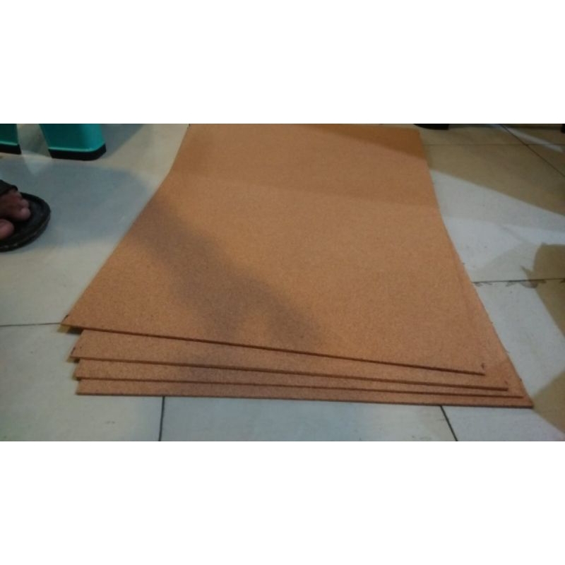Jual Cork board / gabus patah lembaran 2mm x 40cm x 60cm | Shopee Indonesia