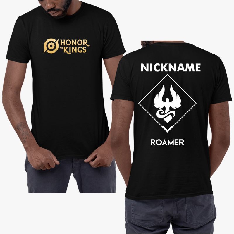 Jual Kaos T-shirt Game Honor Of Kings ROAMER Custom Nama Baju Moba Game ...