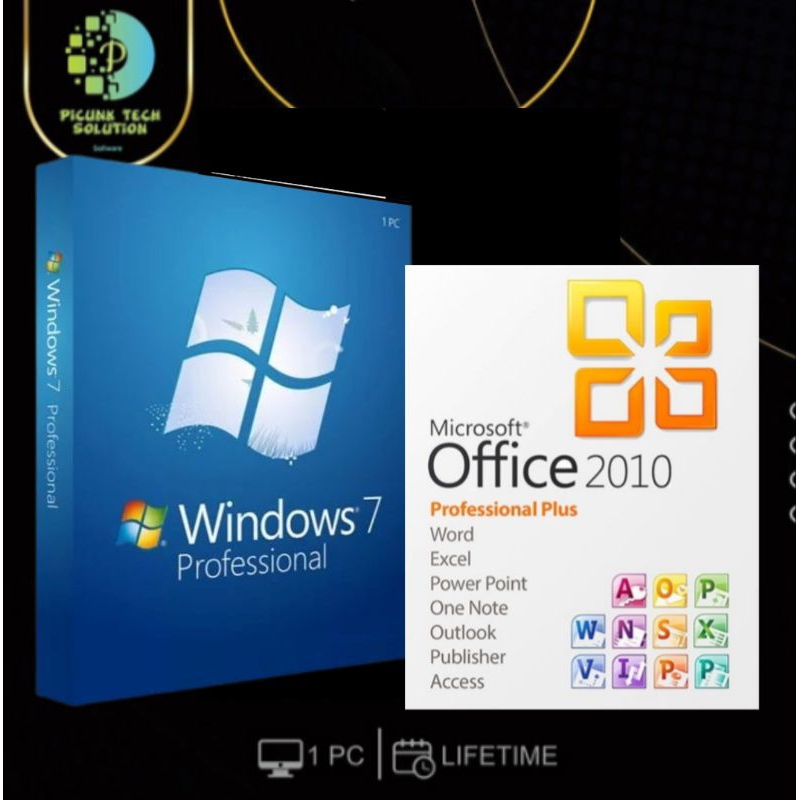 Jual Bundling Win 7 + Office Pro Plus 2010/2013 Original License ...