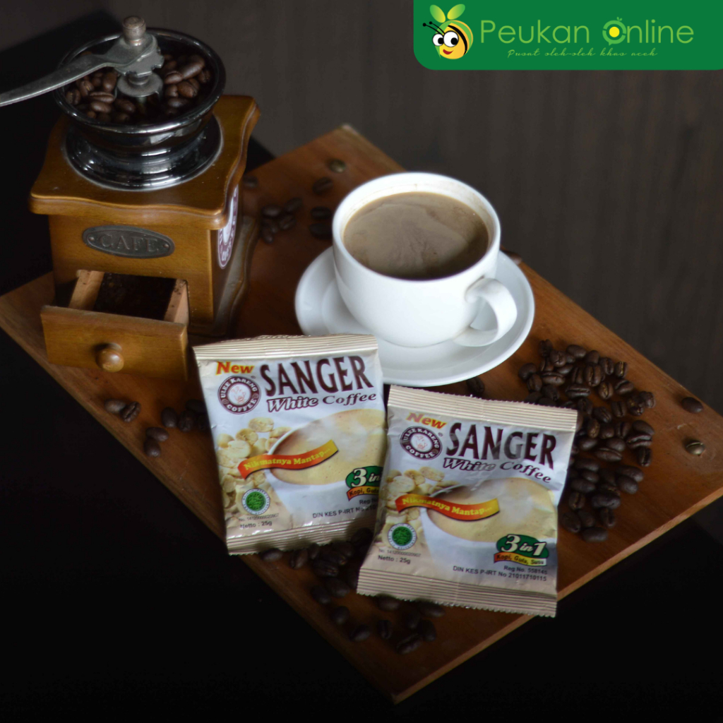 Jual Sanger white coffee Ulee kareng Sachet 25 gram - Kopi Aceh ...