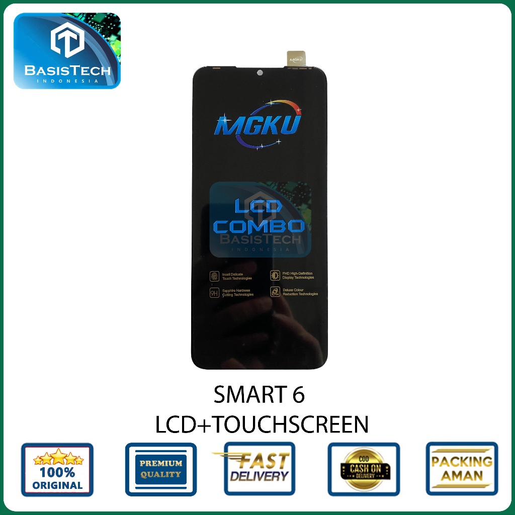 Jual LCD INFINIX SMART 6 X6511 - X6511B +TOUCHSCREEN - MGKU | Shopee ...
