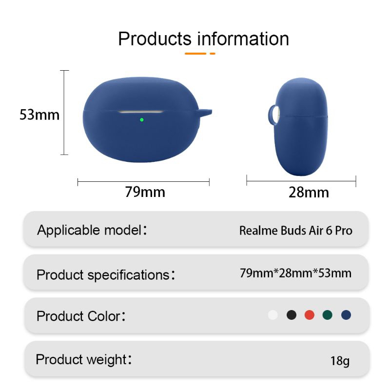 Jual Case Cover Casing Silicone Protective Realme Buds Air 6 Pro ...