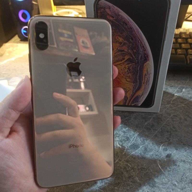 Jual iphone xs max 256gb mulus fullset imei terdaftar setara ibox ...