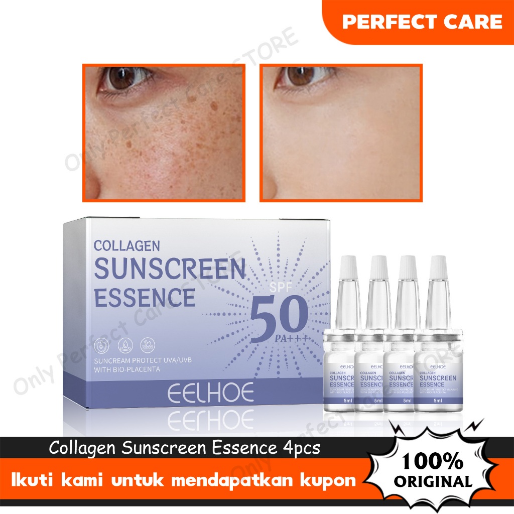Jual EELHOE Collagen Sunscreen Essence Collagen Face Serum Pemutih dan ...